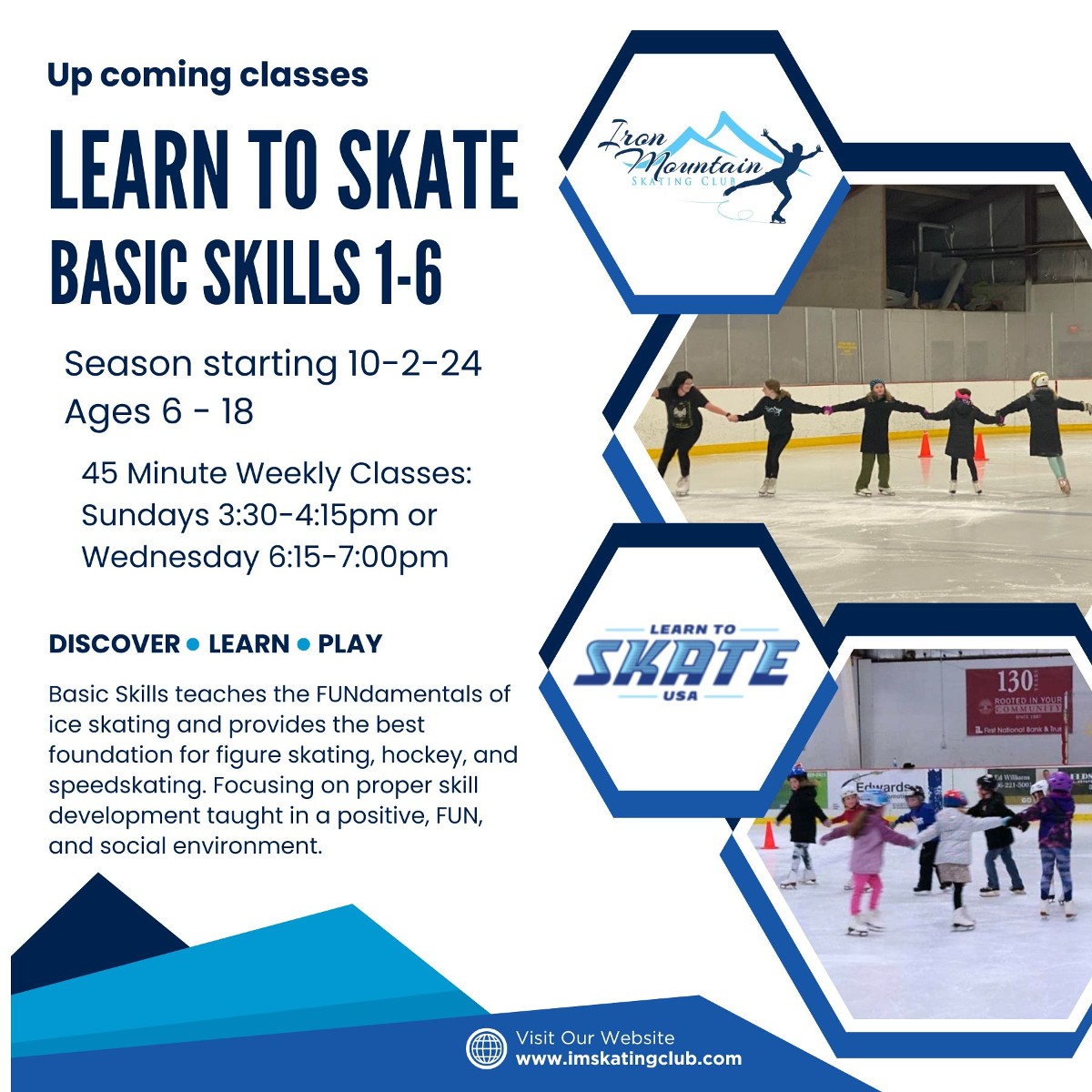 Iron Mountain Skating Club Home